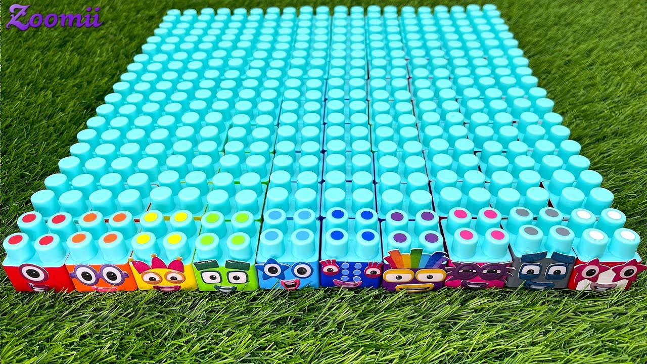 DIY Numberblocks Couple from Mathlink Cube Lego! - YouTube