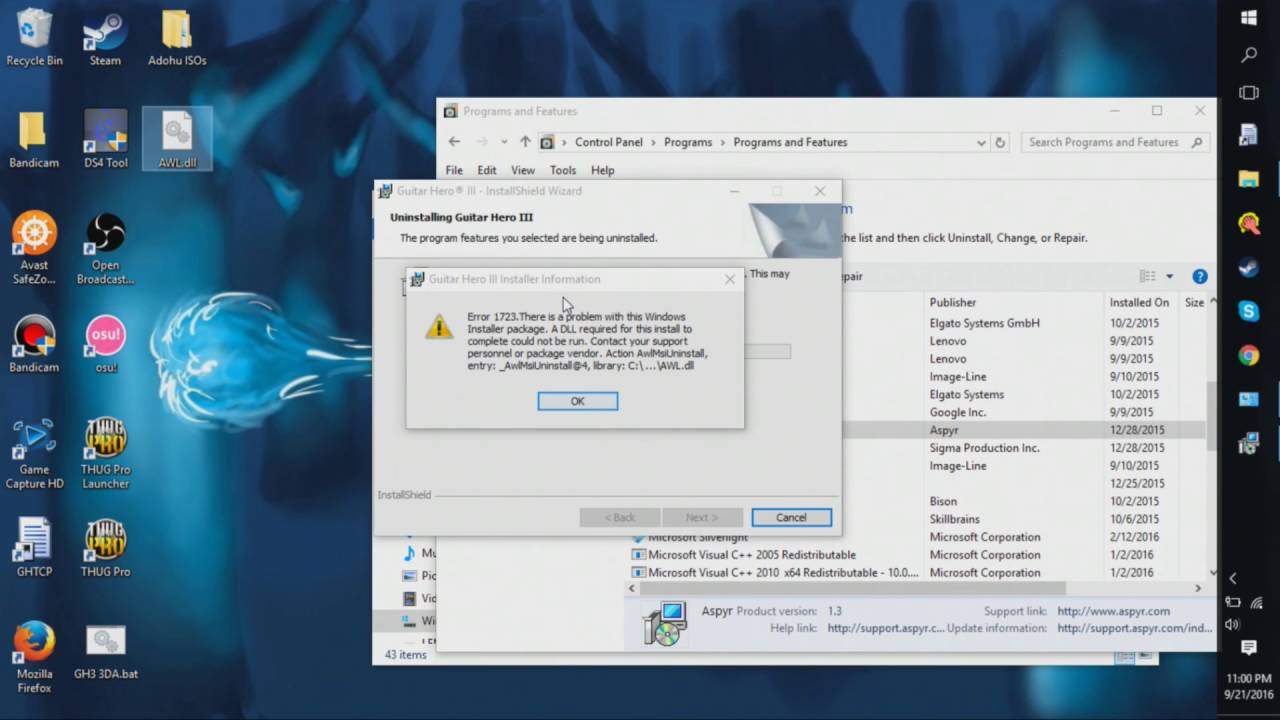 Error 1723 Problem With Windows Installer Package Printsgoodsite