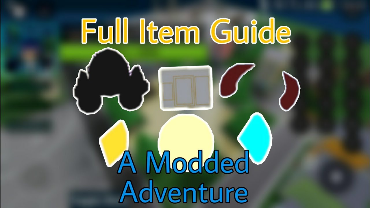 A Modded Adventure | Full Item Guide [OLD] - YouTube