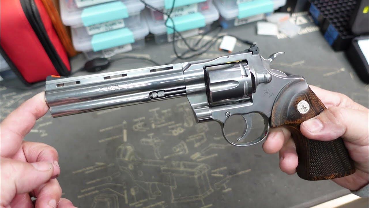 #triggerpullthursday trigger pull on a 2022 Colt Python 357 mag - YouTube
