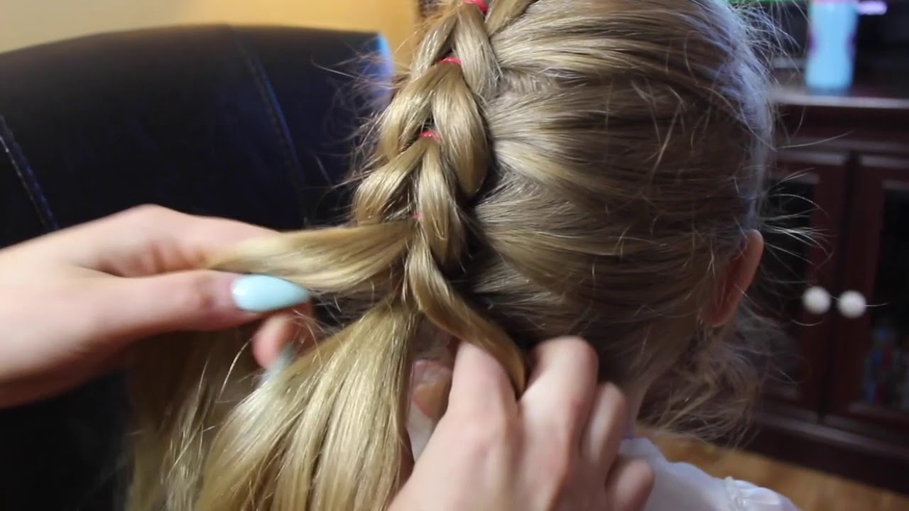 **MY LITTLE PONY INSPIRED PULL THROUGH BRAID TUTORIAL** (Toddler Style) - YouTube