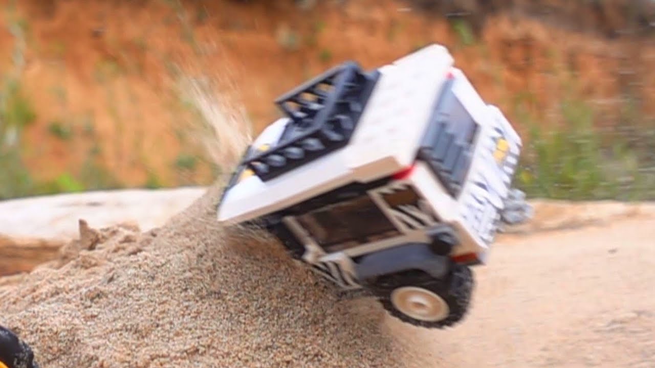 Racing LEGO Car Slow Motion Crash Compilation 1000fps #8 - YouTube