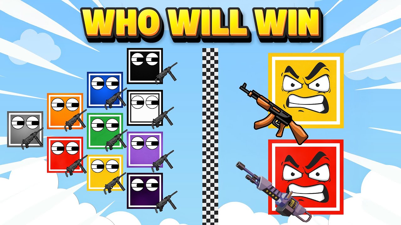 Square Race League – AK-47 Arena: Speed and Chaos! | SEASON 10 - YouTube