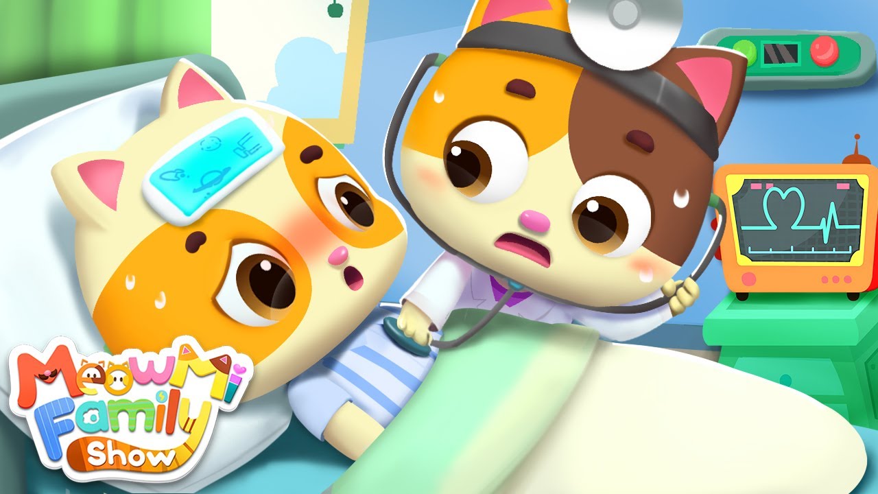 Emergency Siren is On | Doctor Cartoon | Sick Song | Kids Song | Meowmi ...