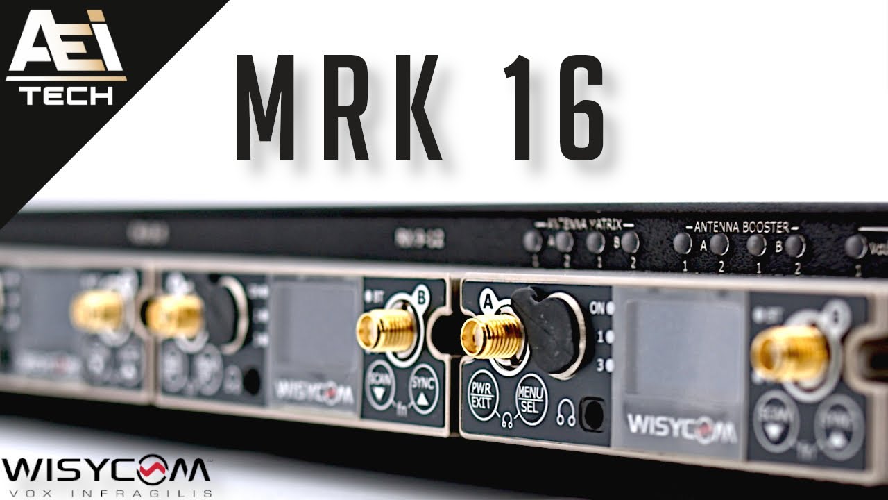 Le MRK16 de Wisycom EST LÀ ! - YouTube