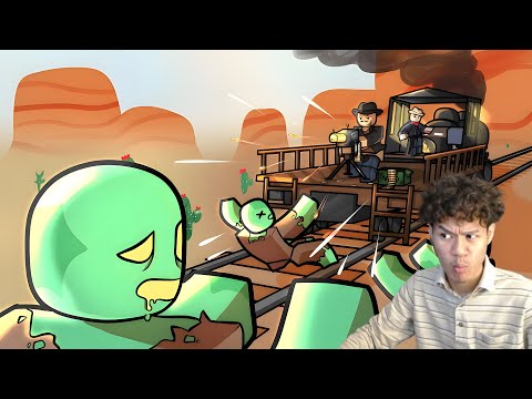 AFIQ KENE SURVIVE ZOMBIE NAIK KERETAPI! || DEAD RAILS ROBLOX