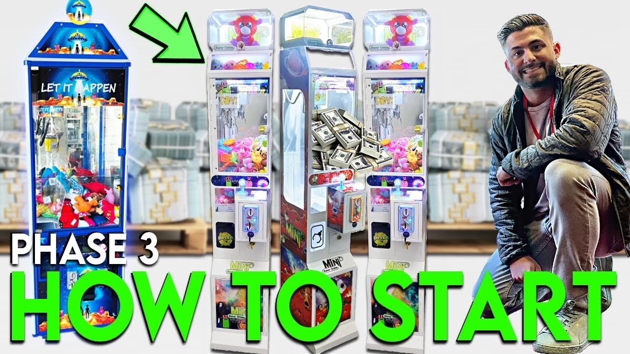 How To Start a Mini Claw Machine Business - Phase 3 - YouTube