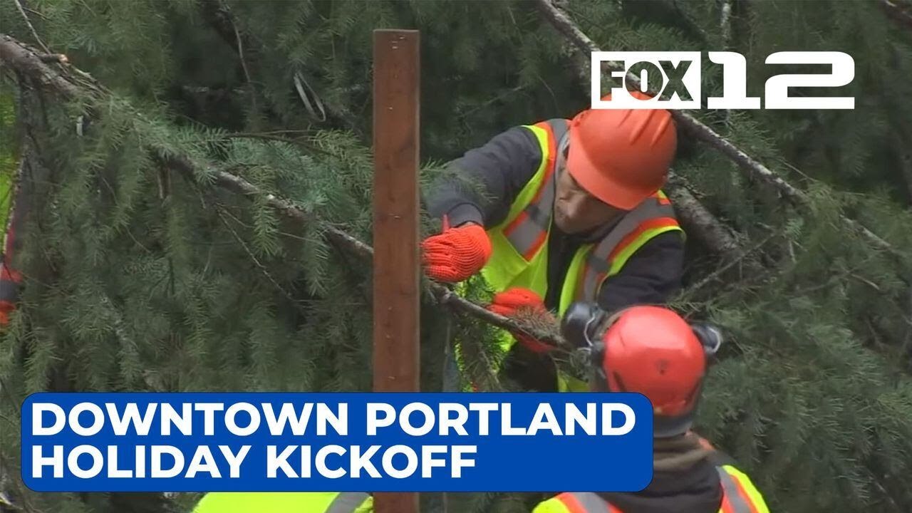 Downtown Portland welcomes holiday season - YouTube