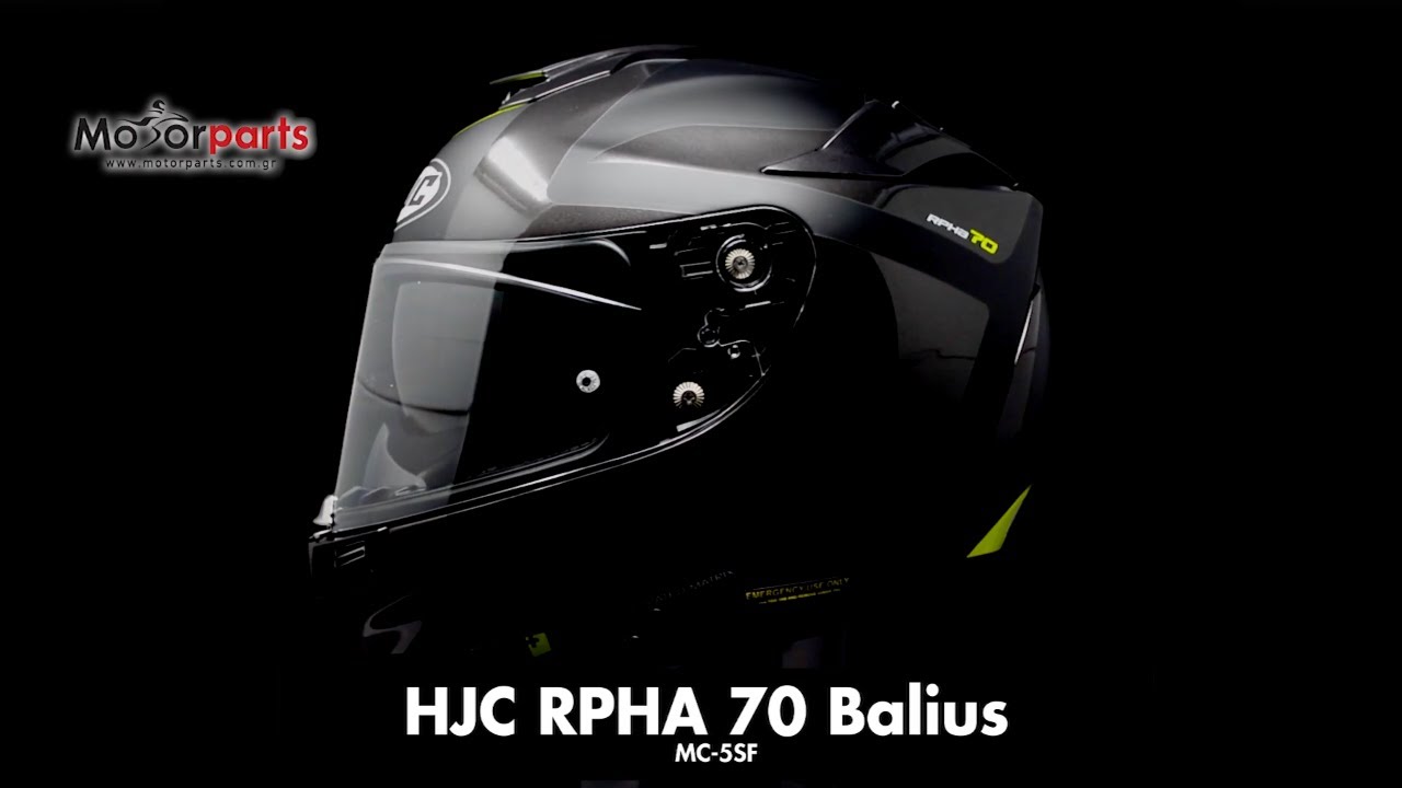 HJC RPHA 70 Balius MC-5SF - YouTube
