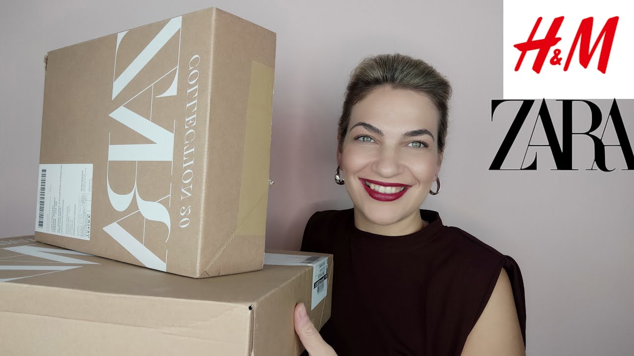 Τι αγόρασα στις mid season sales ZARA HAUL και H&M HAUL!!! - YouTube