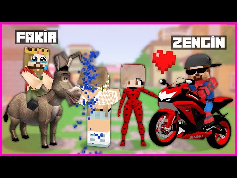 MİNECRAFT FAKİR AİLE VS ZENGİN AİLE HAYATI FİLMİ! 😂 - Minecraft