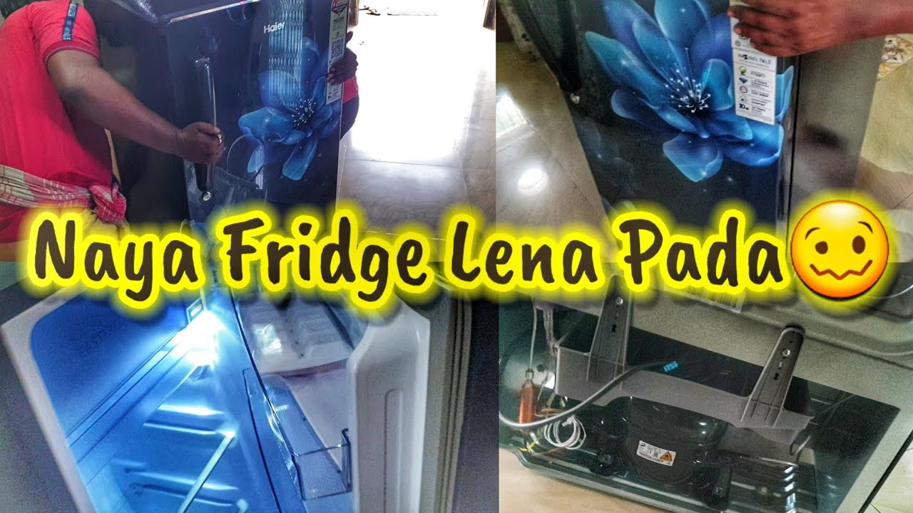 Naya Fridge Lena Pada🥴|Haier Single Door 185 L 2 Star Refrigerator ...
