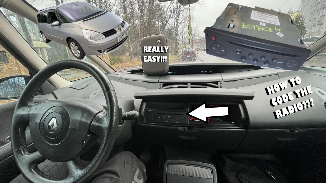 How To Code Renault Espace MK4 Radio? IT'S REALLY EASY!! Rennut Espace ...