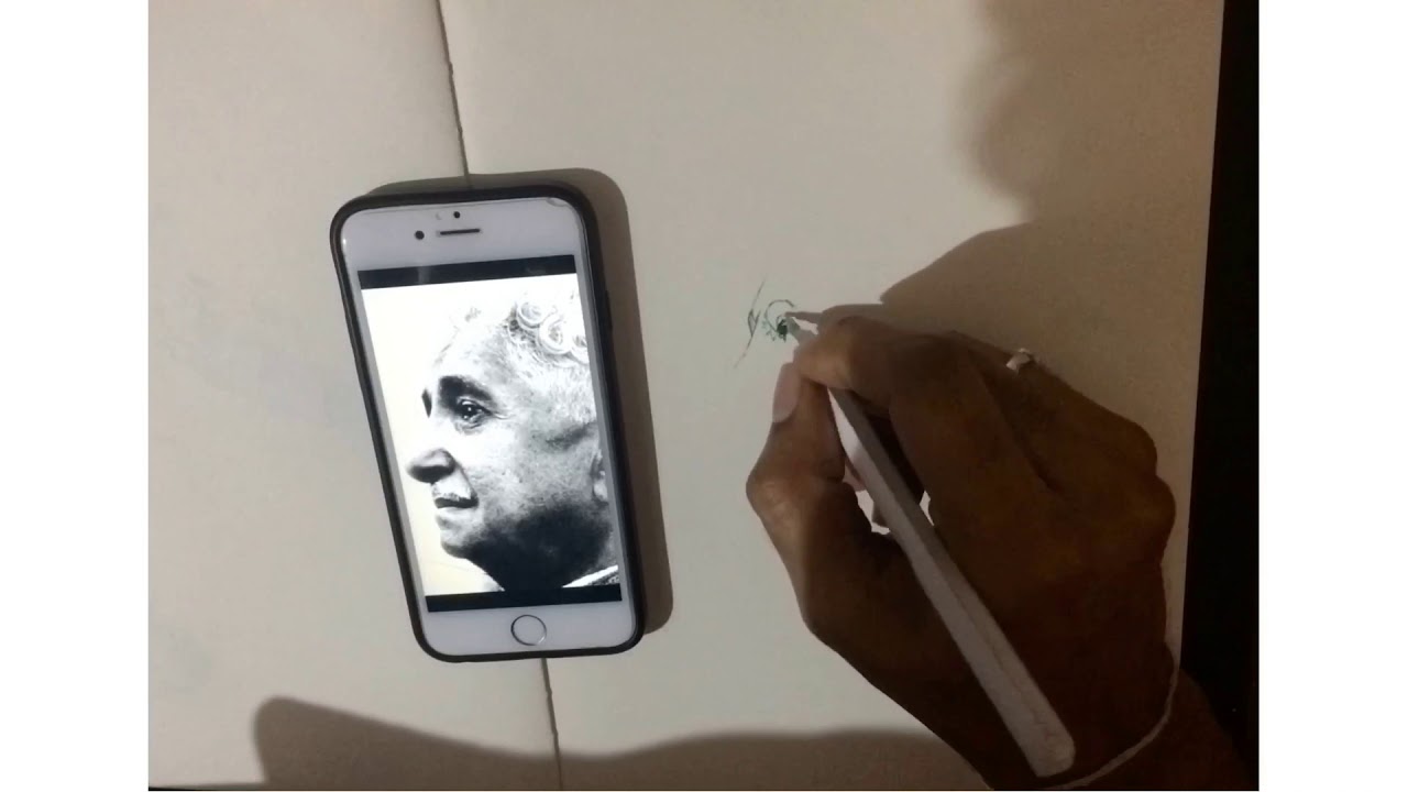 Sketch of Kuvempu - YouTube