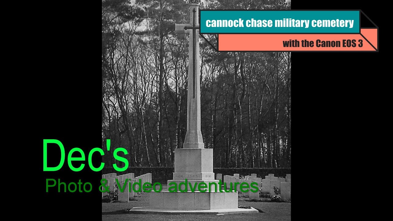 Taking the eos 3 film camera to a cemetery
