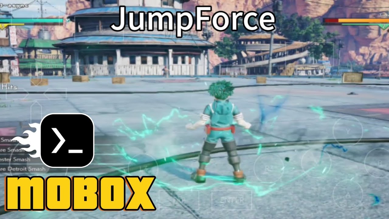 Gameplay & setting Jump Force PC - Emulator Mobox Android - YouTube