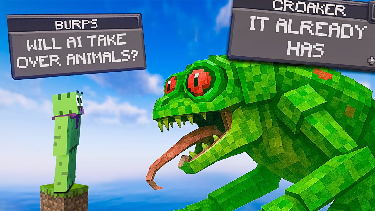 I Add AI To The CROAKER mod in Minecraft - YouTube