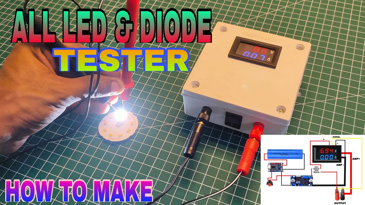 ALL LED & DIODE TESTER || HOW TO MAKE - YouTube