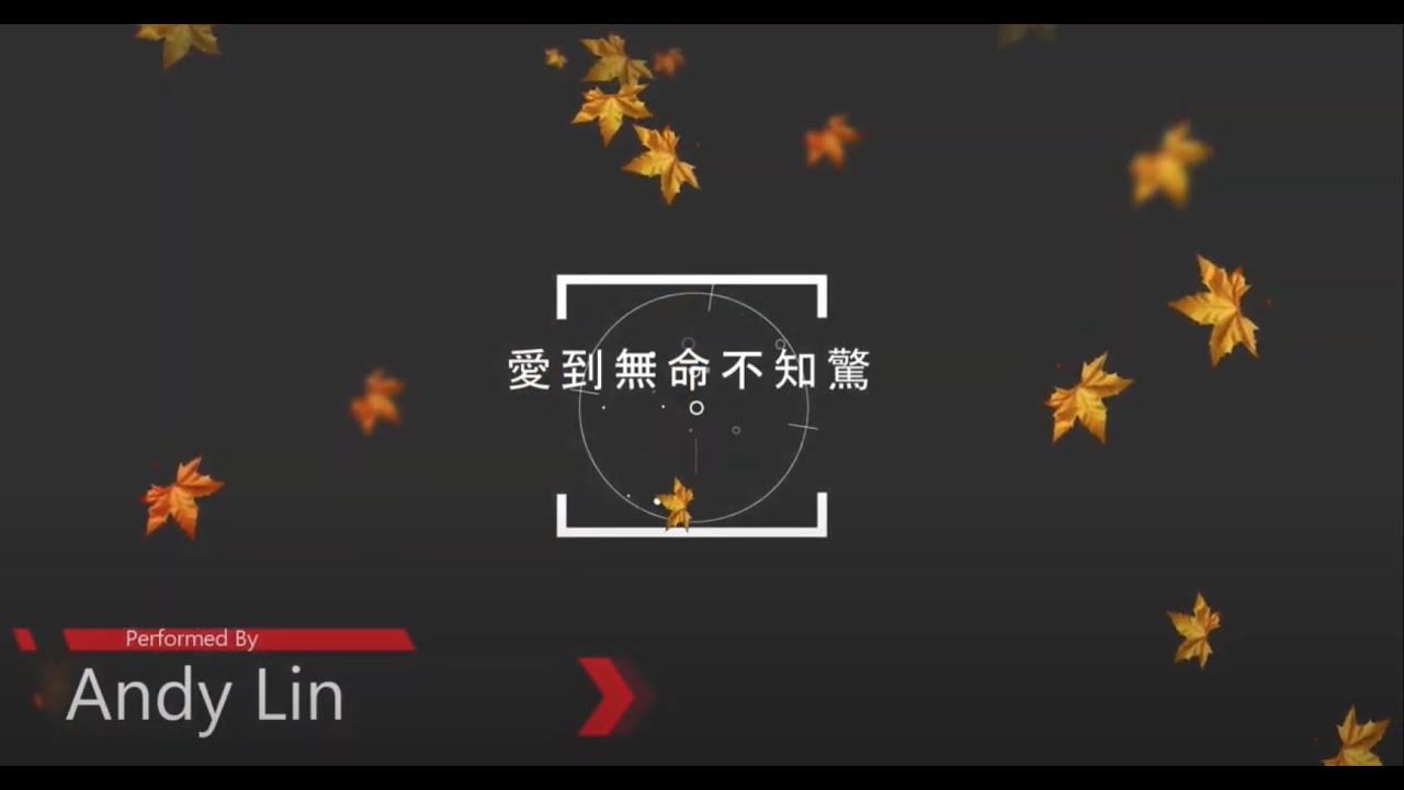 愛到無命不知驚~performed by Andy Lin - YouTube