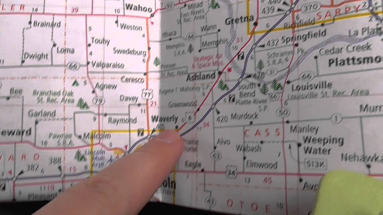 Waverly Nebraska storm chase 10May15 150p - YouTube