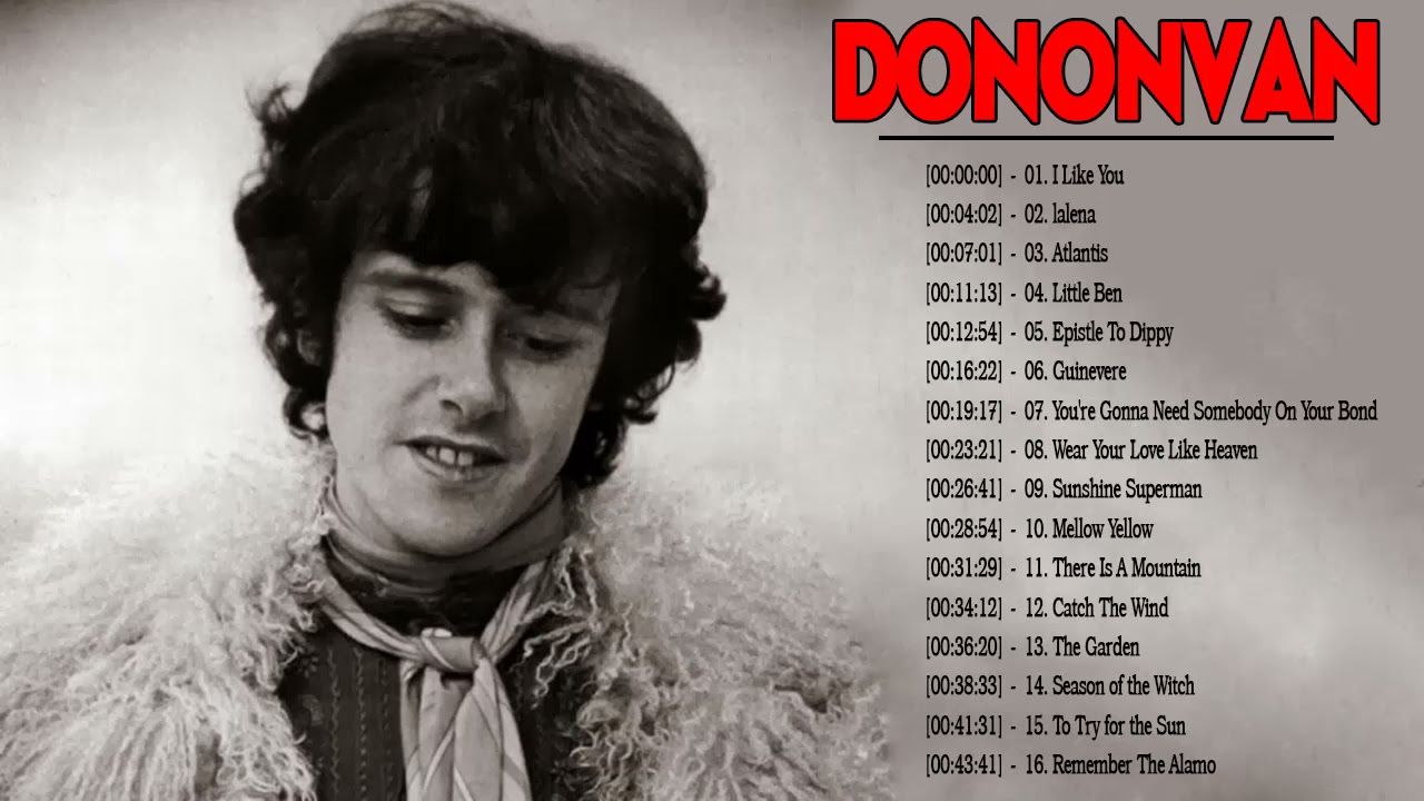 Best Donovan Songs - Donovan Top Hits - Donovan Greatest Hits Full ...