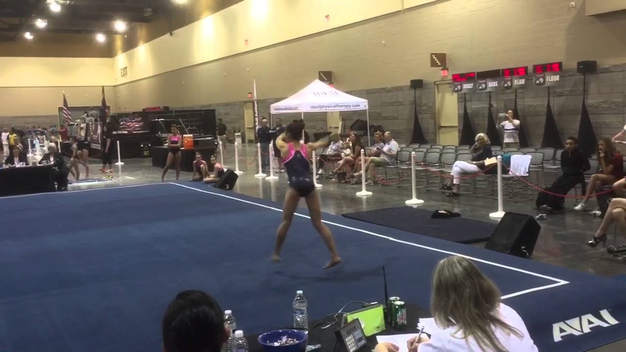 Esther Ro| Region 1 Regionals| level 8| 38.875 - YouTube