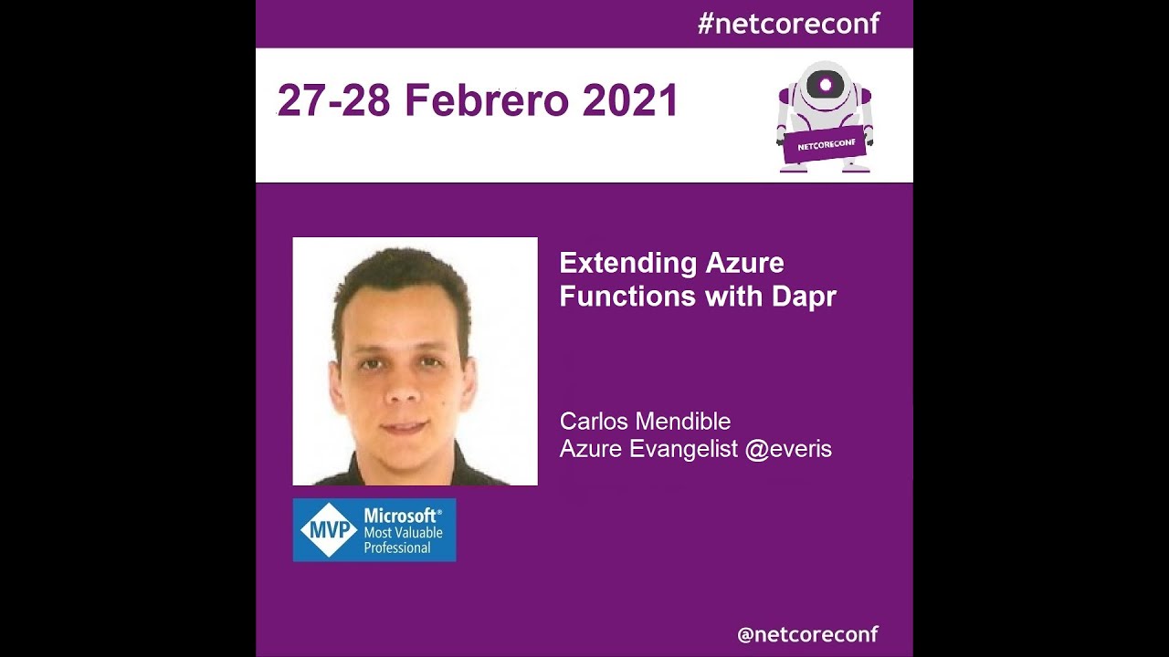 Extending Azure Functions with Dapr - YouTube