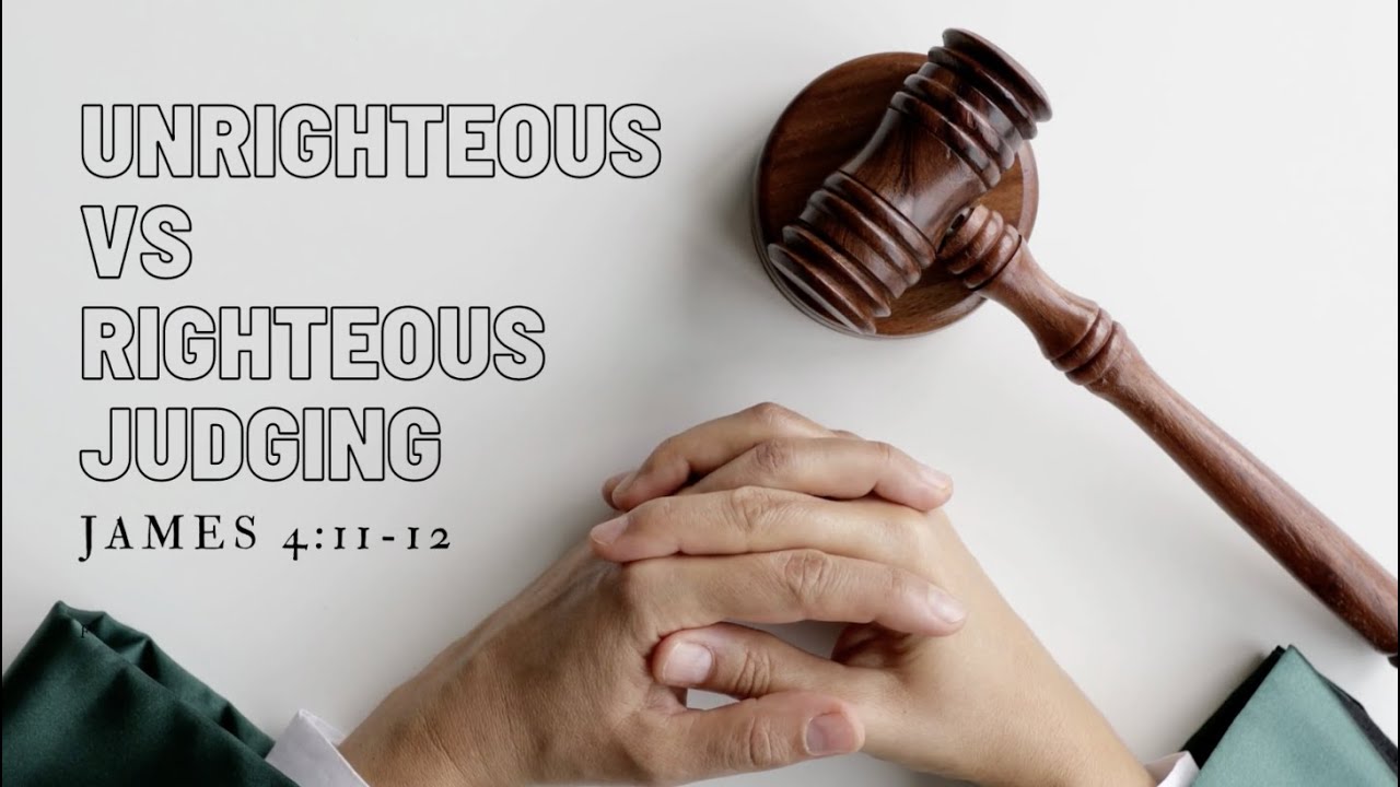 Unrighteous vs Righteous Judging | Paul Amador - YouTube