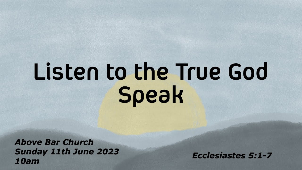 11th June 2023 // Sunday Service // Above Bar Church - YouTube