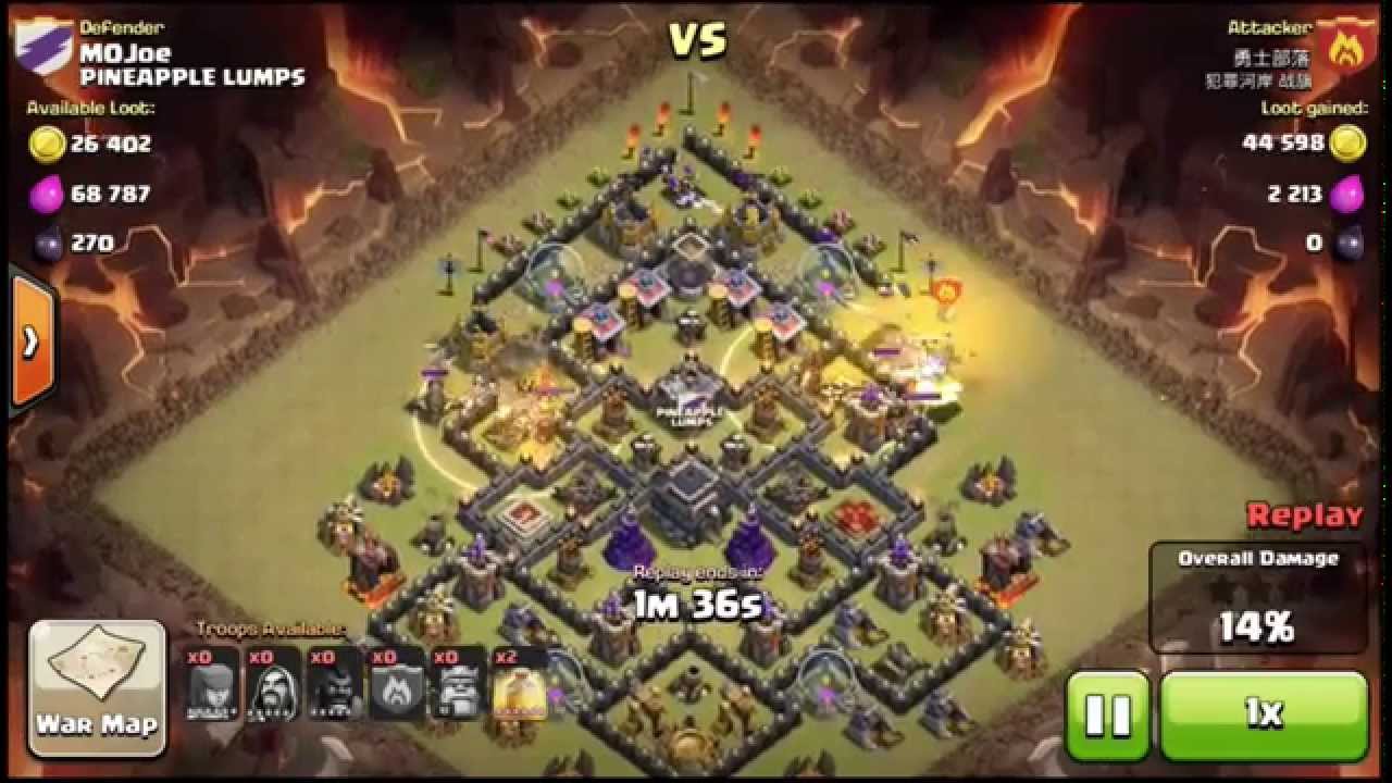 CoC - Quest to the Ultimate TH9 Trophy / War Base - YouTube