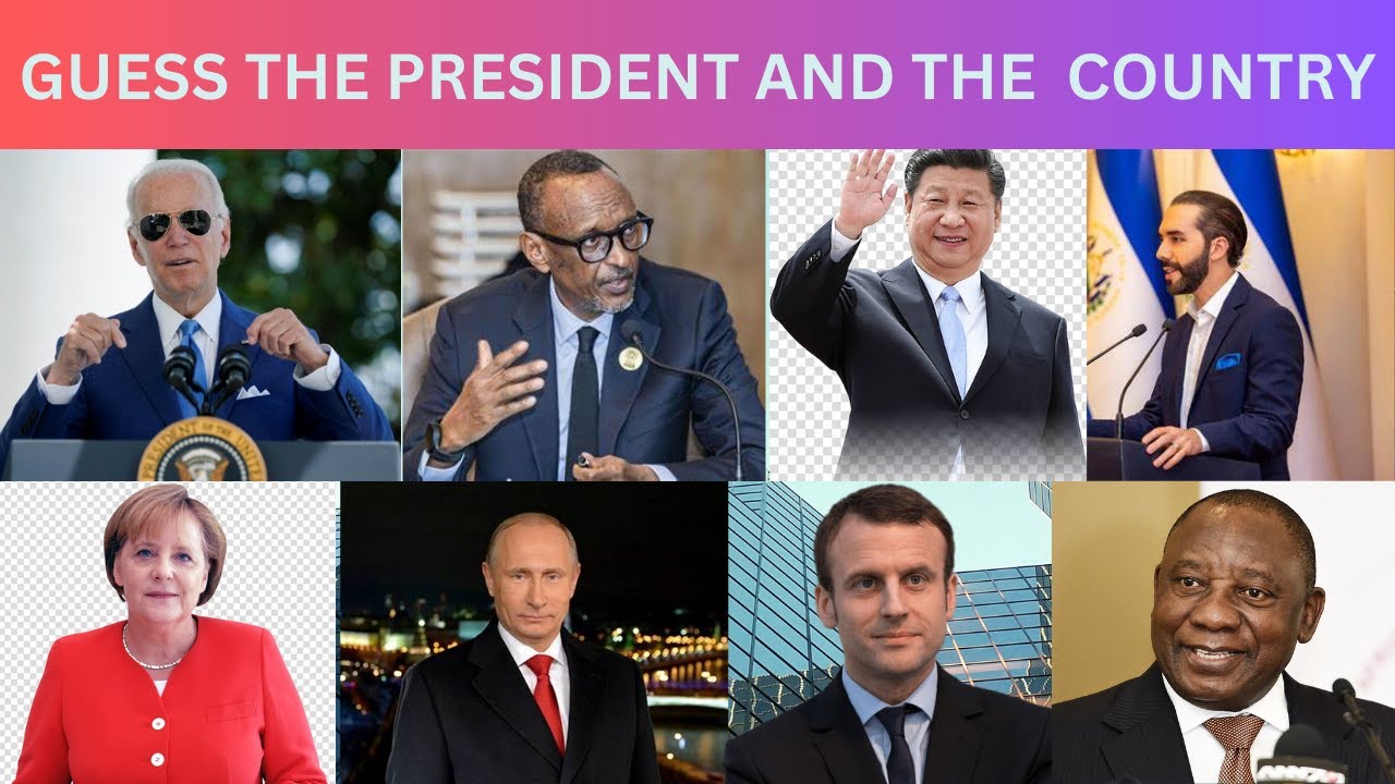 GUESS 45 PRESIDENTS AND COUNTRY THEY RULE | PRESIDENTS GENERAL ...