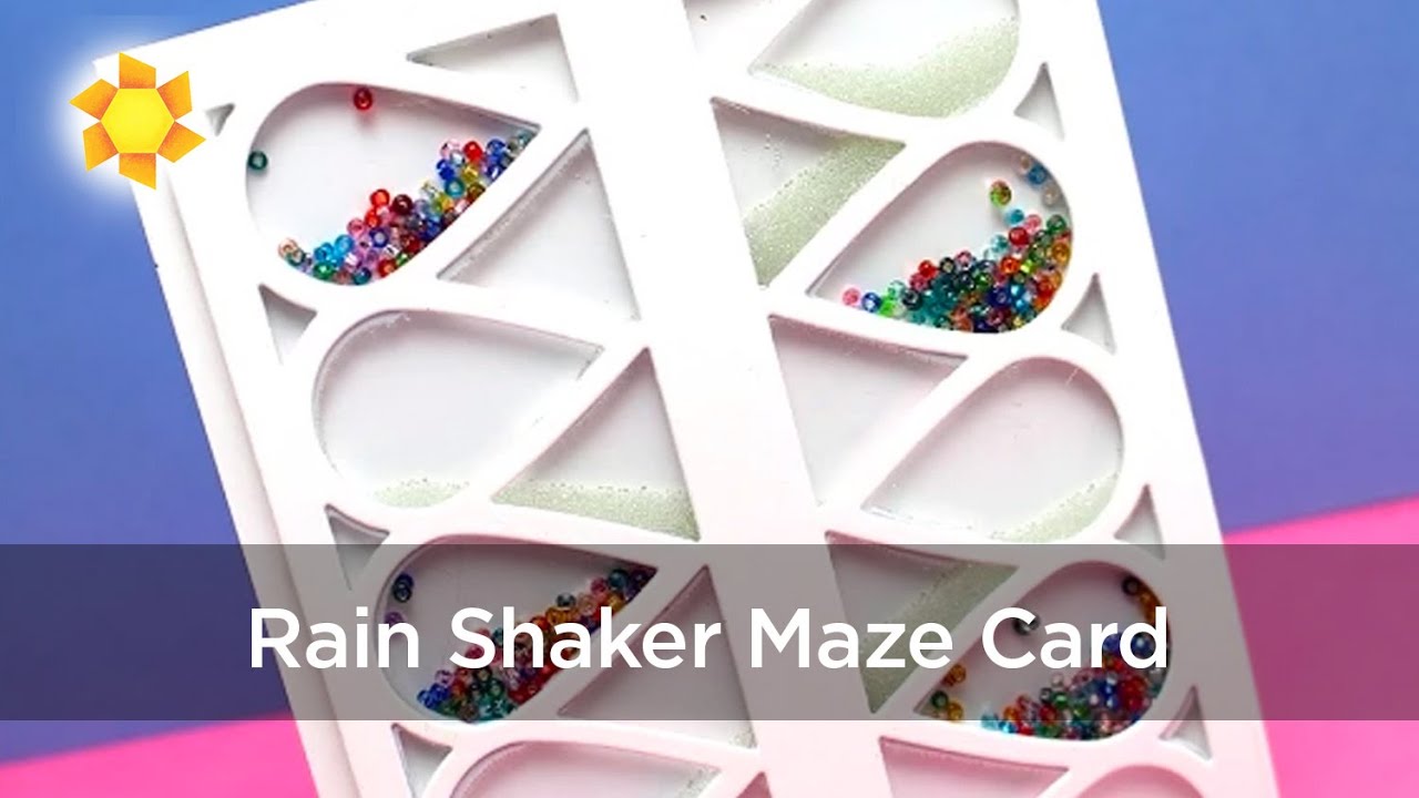 Rain Shaker Maze Card - YouTube