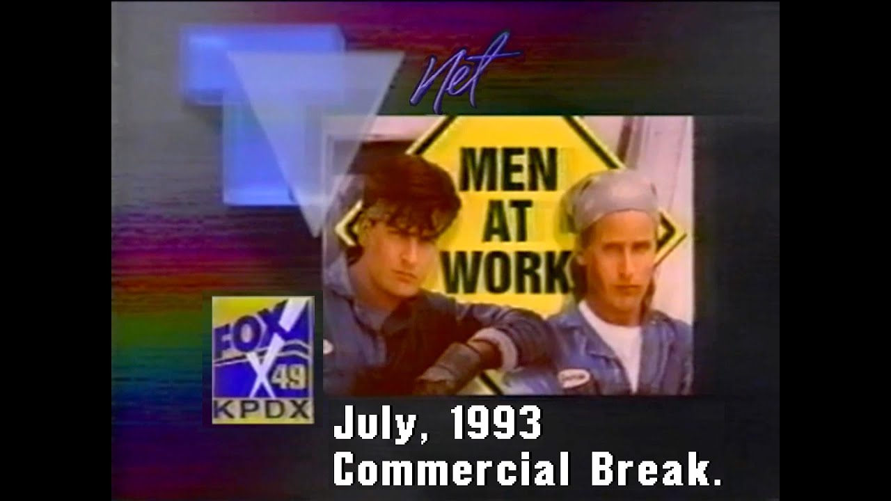 KPDX FOX 49: TV Net Tonight's Only: July, 1993 Commercial Break - YouTube