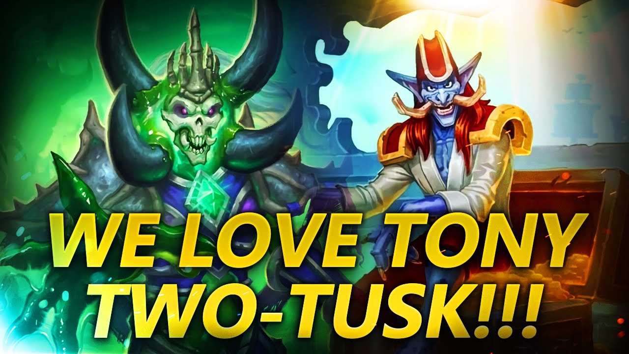 We Love Tony Two-Tusk!!! | Hearthstone Battlegrounds Gameplay | Patch ...