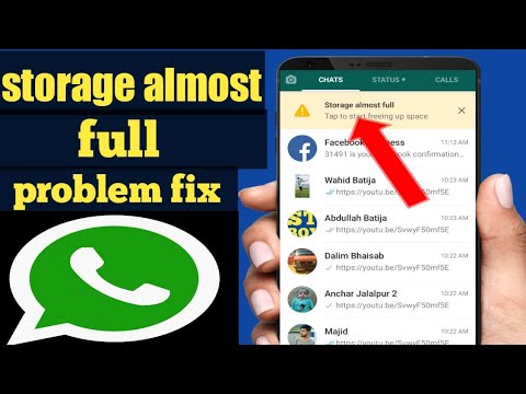 storage almost full problem on WhatsApp | WhatsApp storage almost full problem solution ! in Hindi