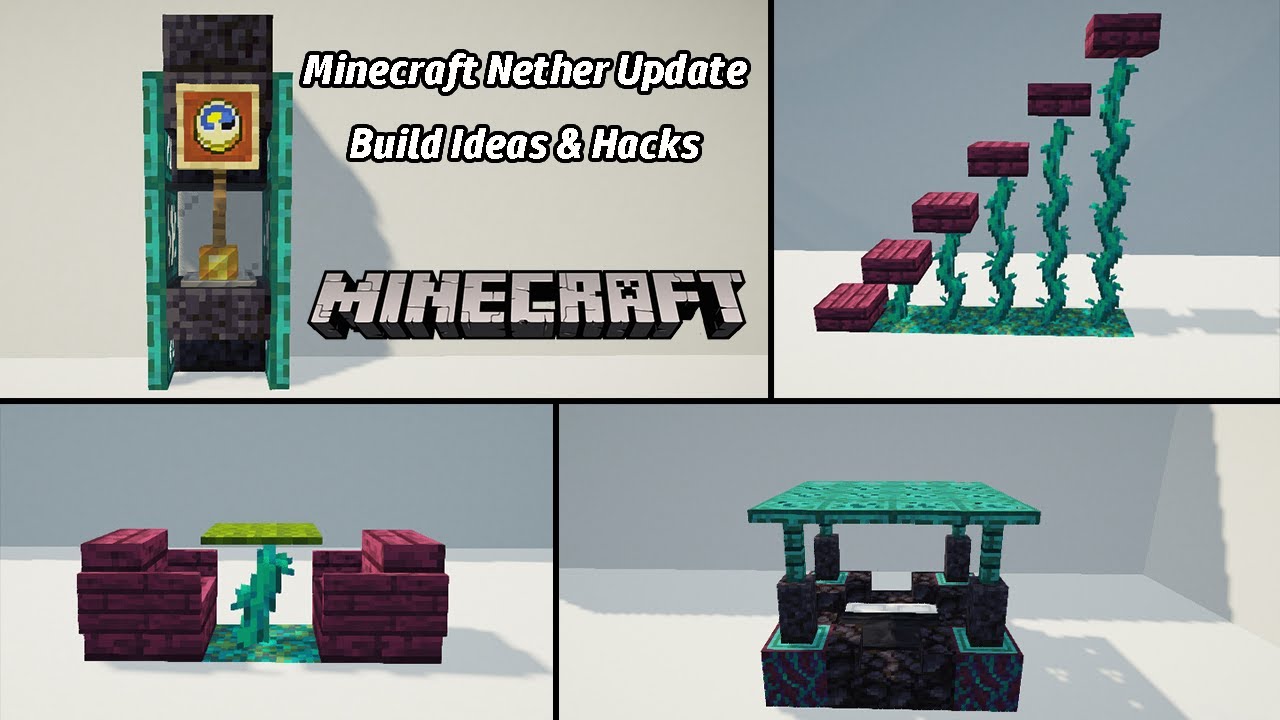Minecraft: 5 Nether Update Build Hacks and Ideas - YouTube