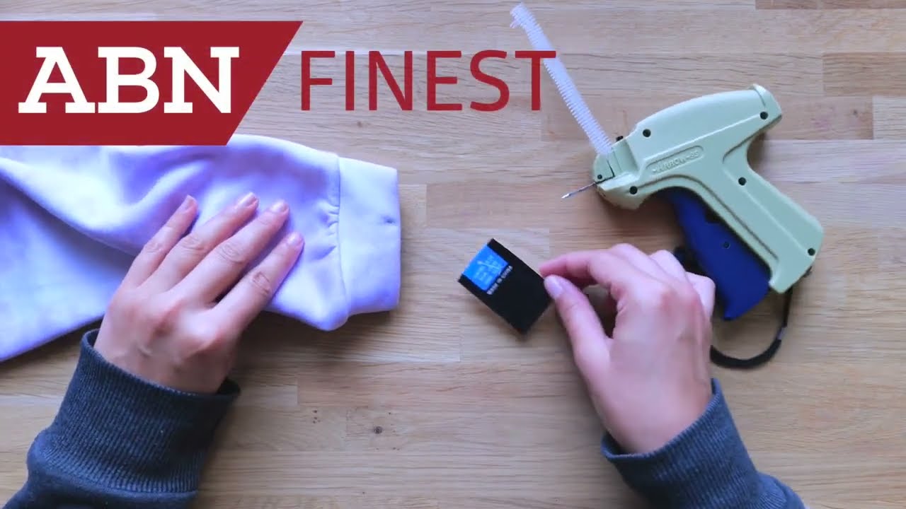 How to use Clothes Tagging Gun Arrow9s, DragonFish with Kimble Barbs ...