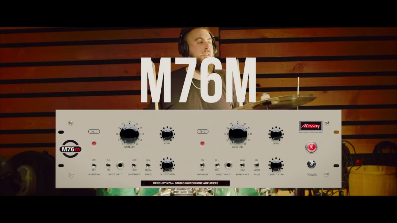 Drums M76m - Mercury Recording Equipment - Studio Microphone Amplifier ...