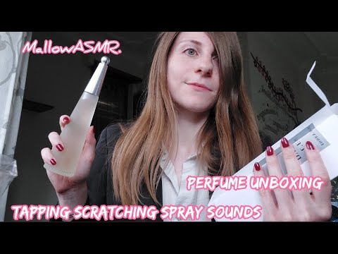 | ASMR | Perfume Unboxing | Tapping Scratching Spray Sounds | Fast Aggressive 💗 - YouTube