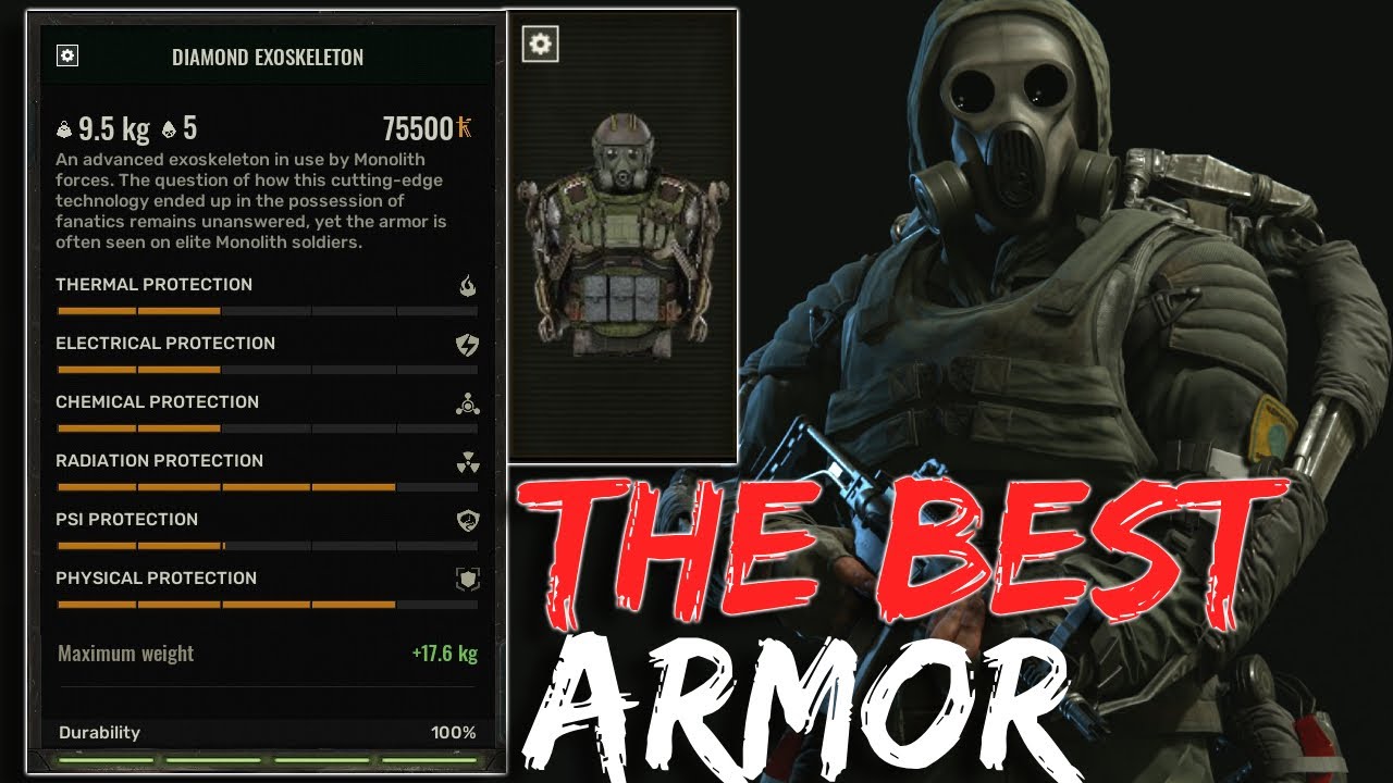 STALKER 2 How To Get THE BEST Armour Diamond Exoskeleton Suit Location ...