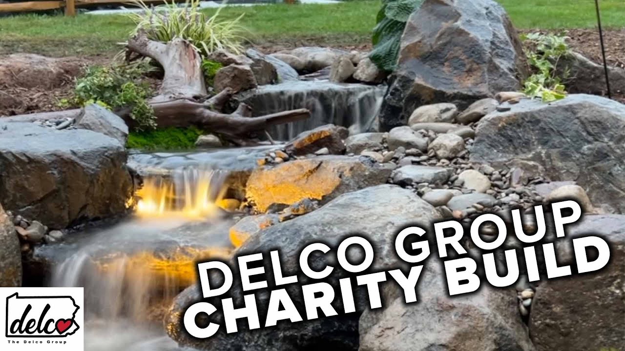 The Delco Group Charity Pond Build For Noah - YouTube