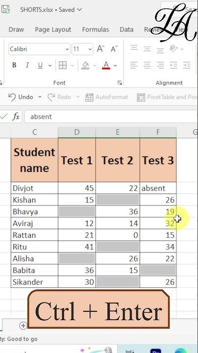 Shorts Fill Blank Cells In Excel How To Fill Blank Cells Excelshorts Exceltips Youtube 