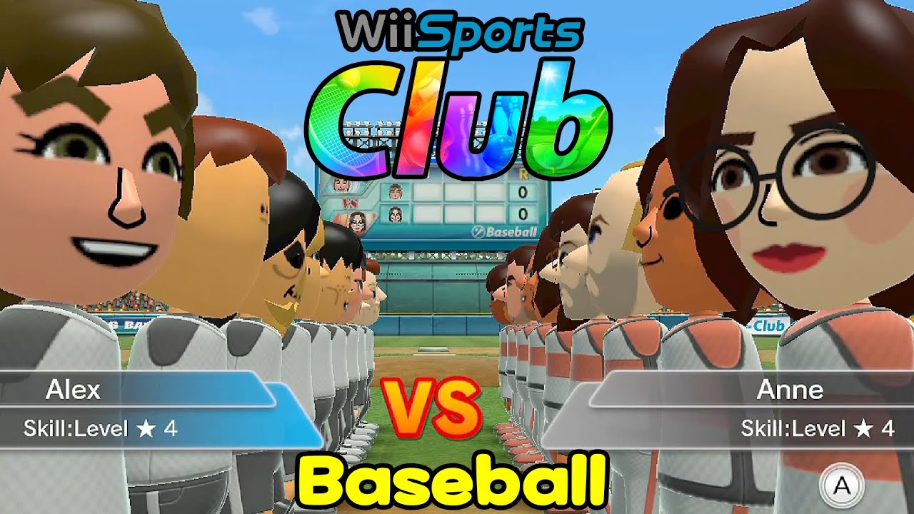Wii Sports Club - Baseball Player Alex is back !! Professional league ...