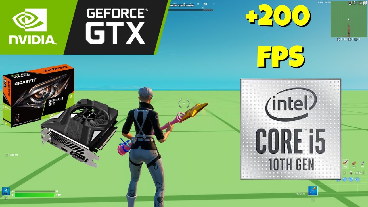 GTX 1650 + INTEL i5 10400F | Fortnite Performance Mode | Creative ...