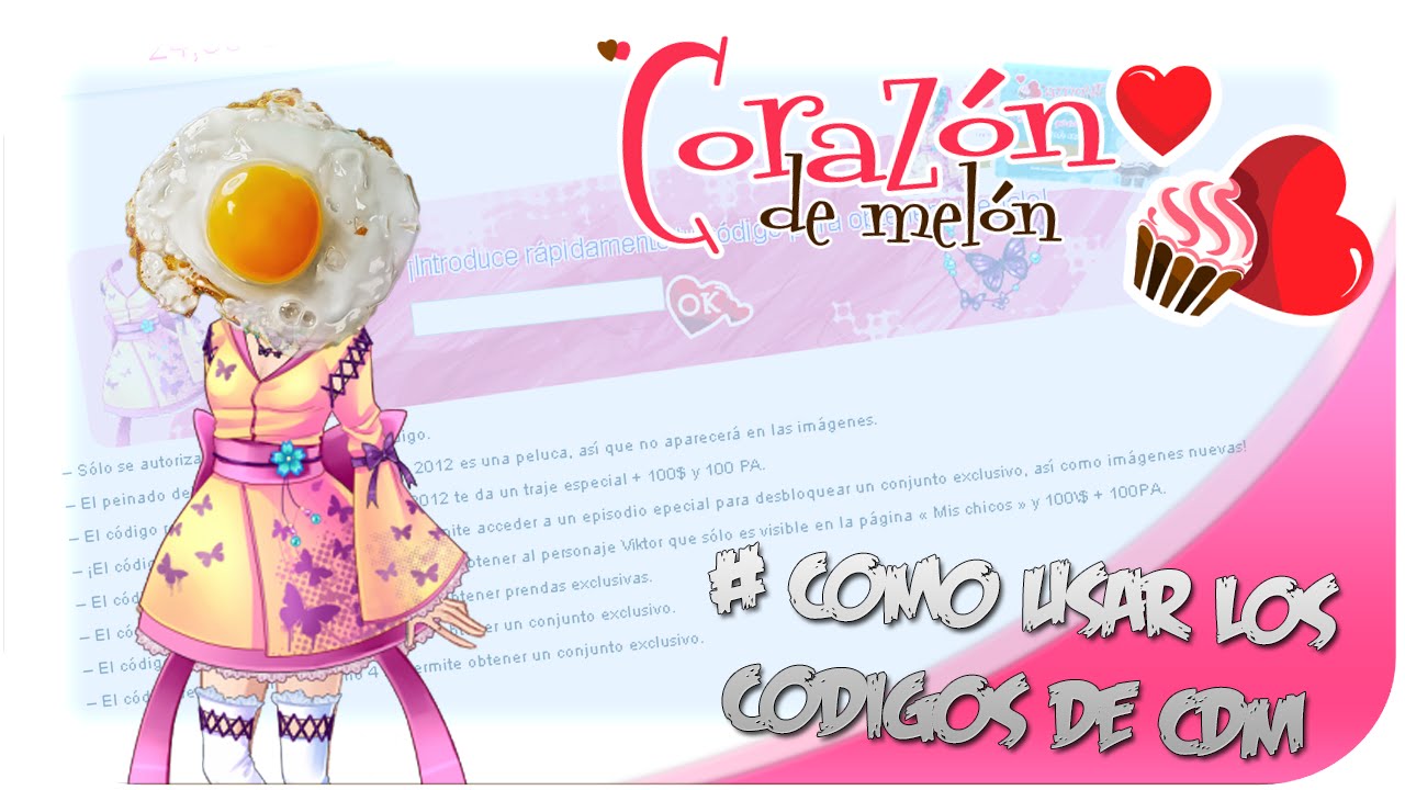 Como usar los códigos de Corazón de melón - YouTube