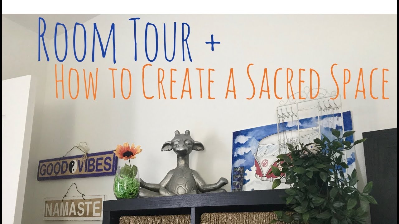 Room Tour + How to Create a Sacred Space ♡ - YouTube