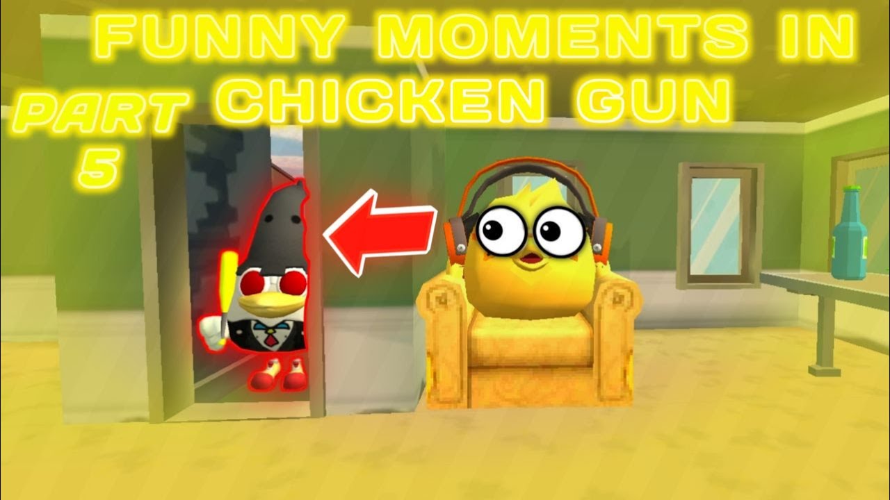 🤣FUNNY MOMENTS IN CHICKEN GUN (PART 5) - YouTube