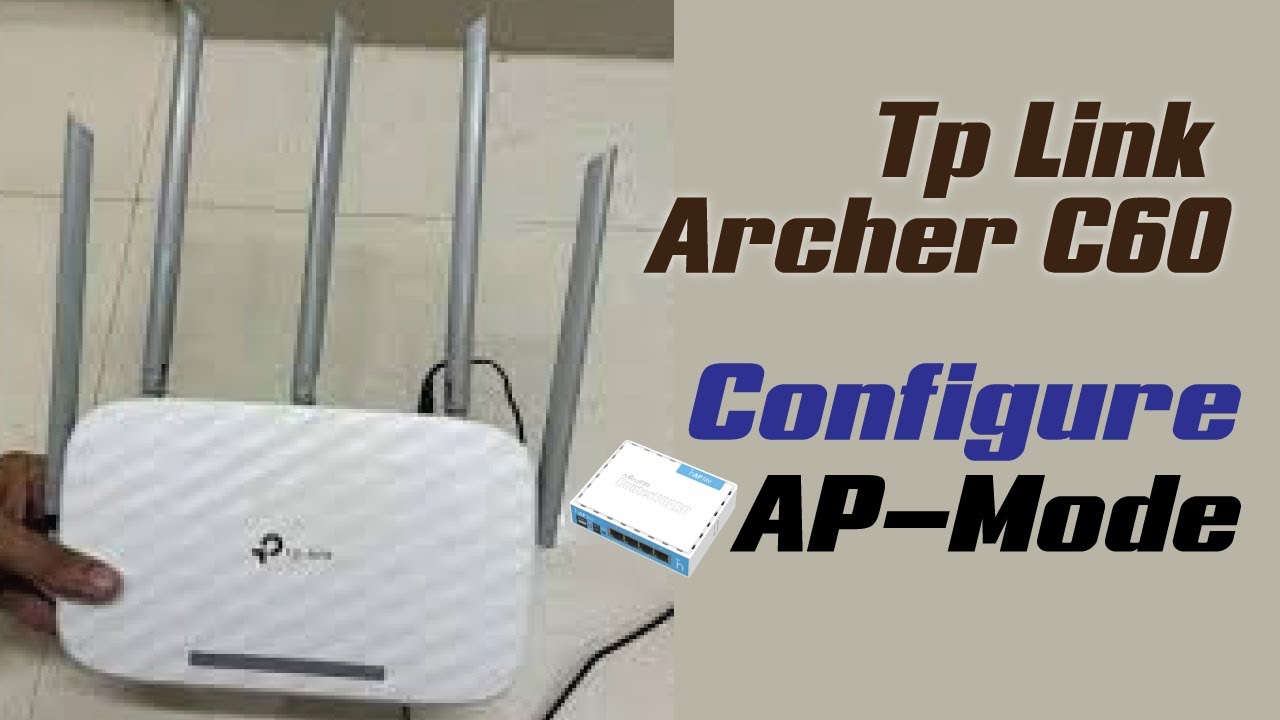 How to configure Tp link Archer C60 as Access Point Mode - YouTube