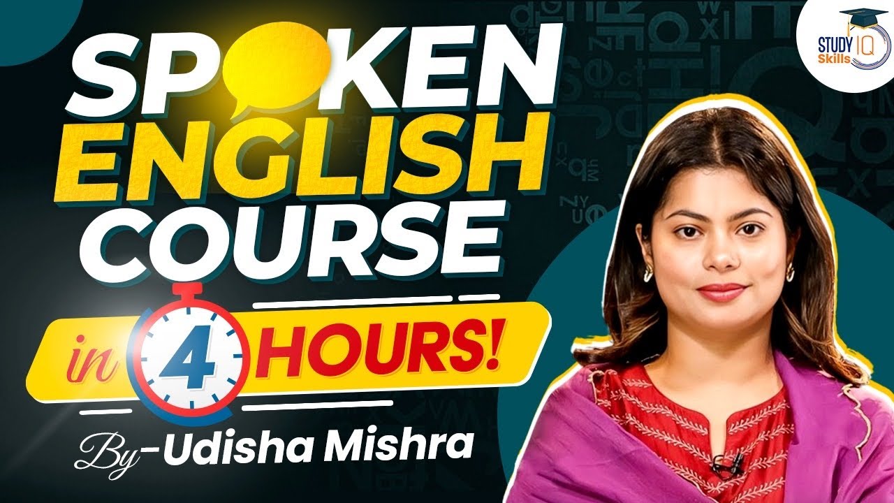 Spoken English Course in 4 Hours by Udisha Mishra ma’am | English ...