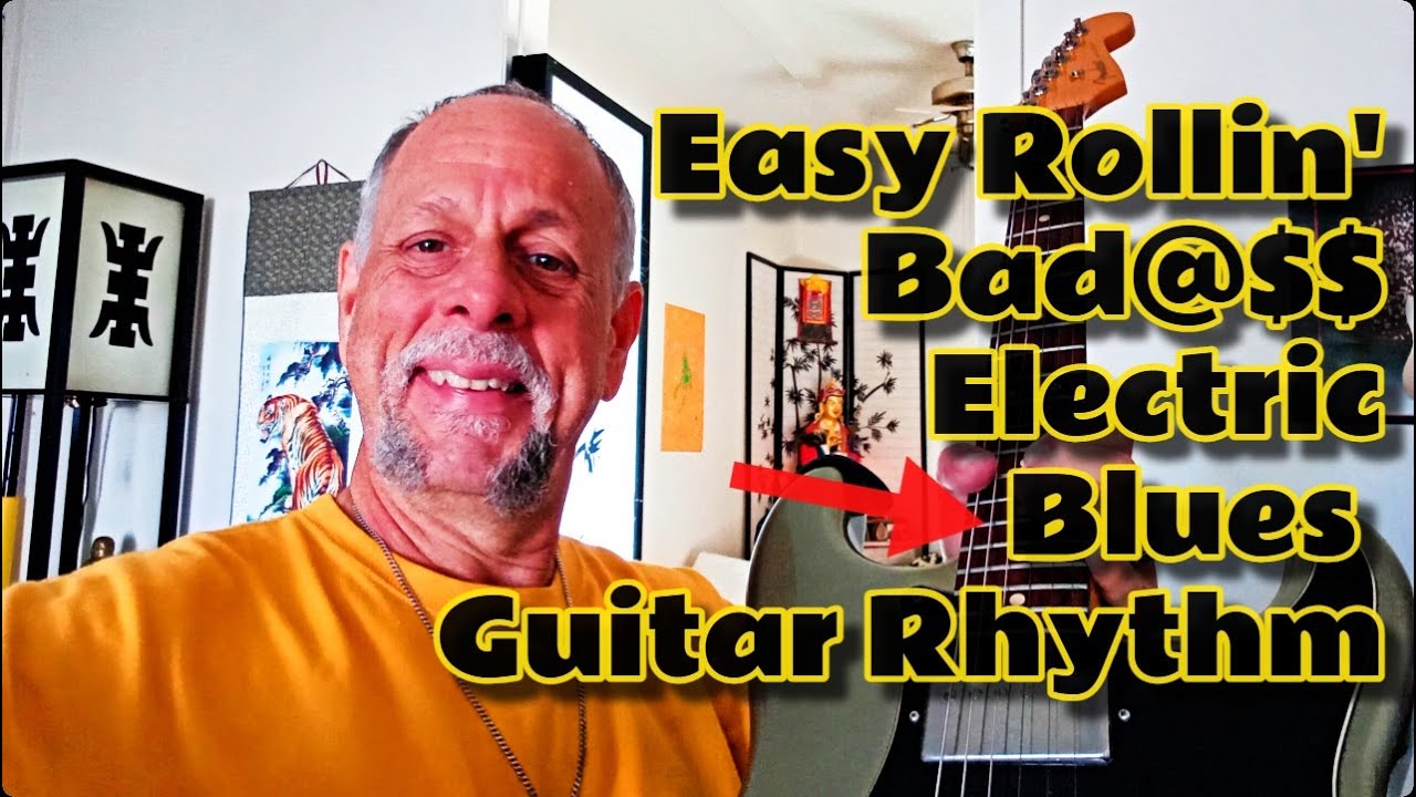 The Easy Rolling Blues Rhythm That Always Works, Blues Guitar Jam ...